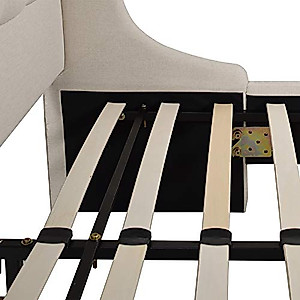 Jennifer Taylor Home Waverley Tufted Wingback Platform Bed