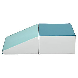 SoftScape Toddler Playtime Corner Climber, Indoor Active Play Structure for Toddlers and Kids, Safe Soft Foam for Crawling and Sliding (4-Piece Set) - Contemporary/Green, 11619-CTGN