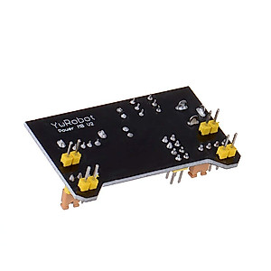 HiLetgo 5pcs 3.3V 5V Power Supply Module for MB102 102 Prototype Breadboard DC 6.5-12V or USB Power Supply Module
