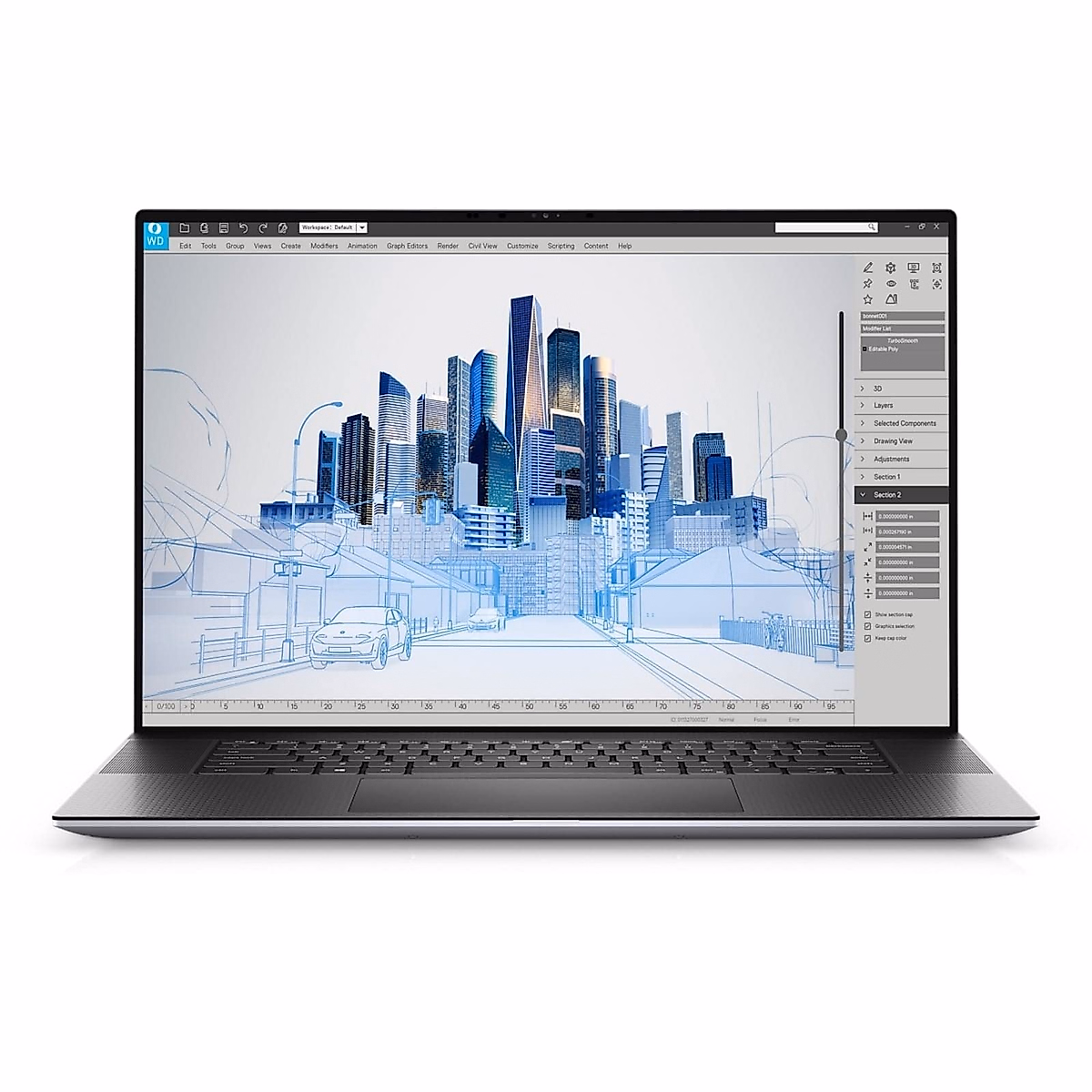 Dell Precision 5760 Workstation Laptop Touch | 17" 3840x2400 4k | Core i7-11850H - 256GB SSD Hard Drive - 64GB RAM - Nvidia RTX A3000 | 8 cores @ 4.8 GHz - 6GB GDDR6 Win 11 Pro Silver (Renewed)
