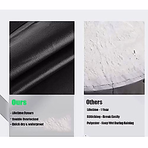 Seat Patio Swing Cover Chair Bench Replacement Cover for Swing Seat Waterproof Heavy Duty Swing Seat Cover ((L) x (W) 58.26 x 41.33 inch) (Black)