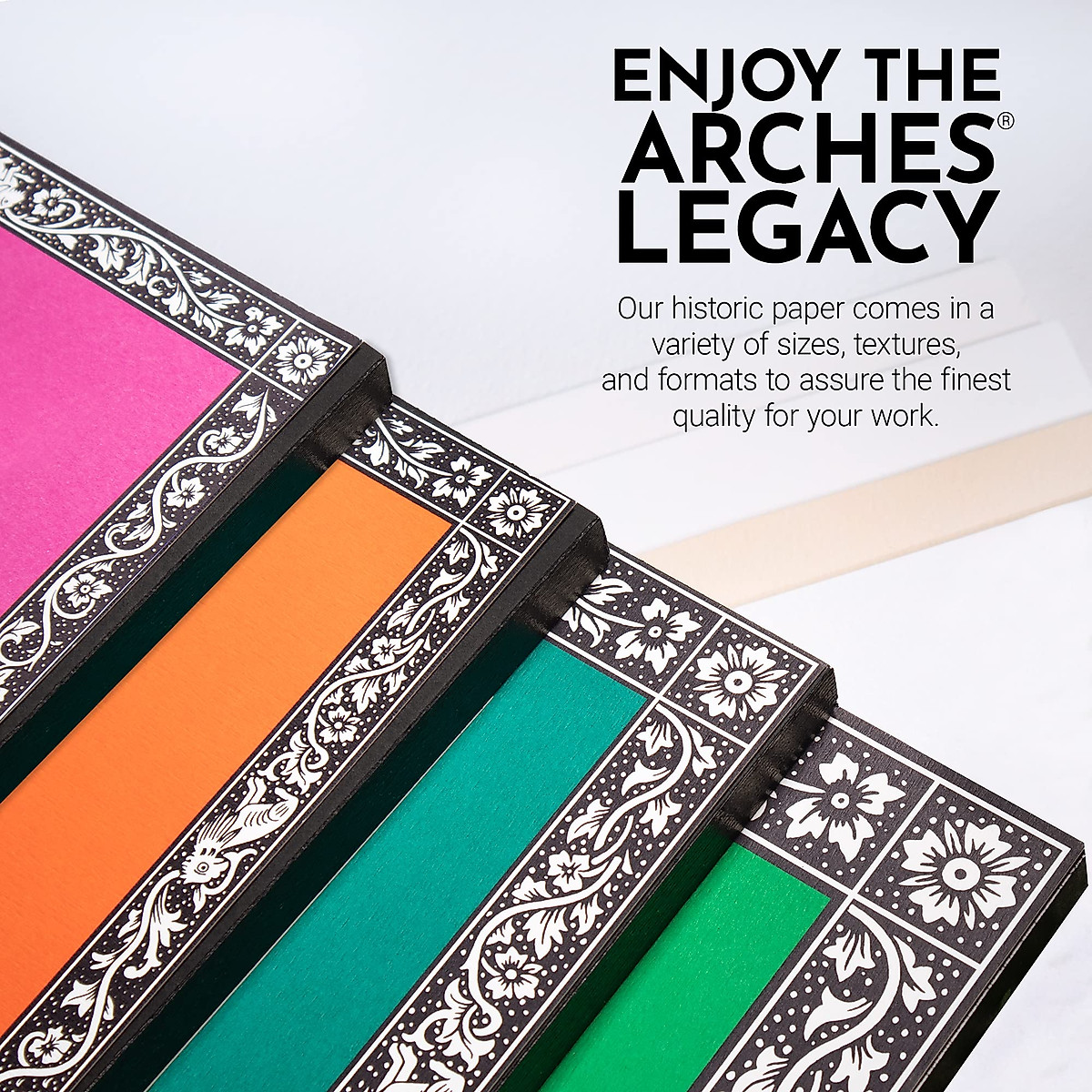 Arches Aquarelle Watercolor Pad, Cold Pressed, 140lb/300gsm, 12 Sheet, 10x14 inch, Arches Watercolor Paper 100% Cotton