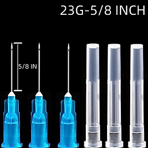 23 Gauge 5/8 Inch Dispensing Lab Supplies Individually Sealed Wrapped - 100 Pack/Box