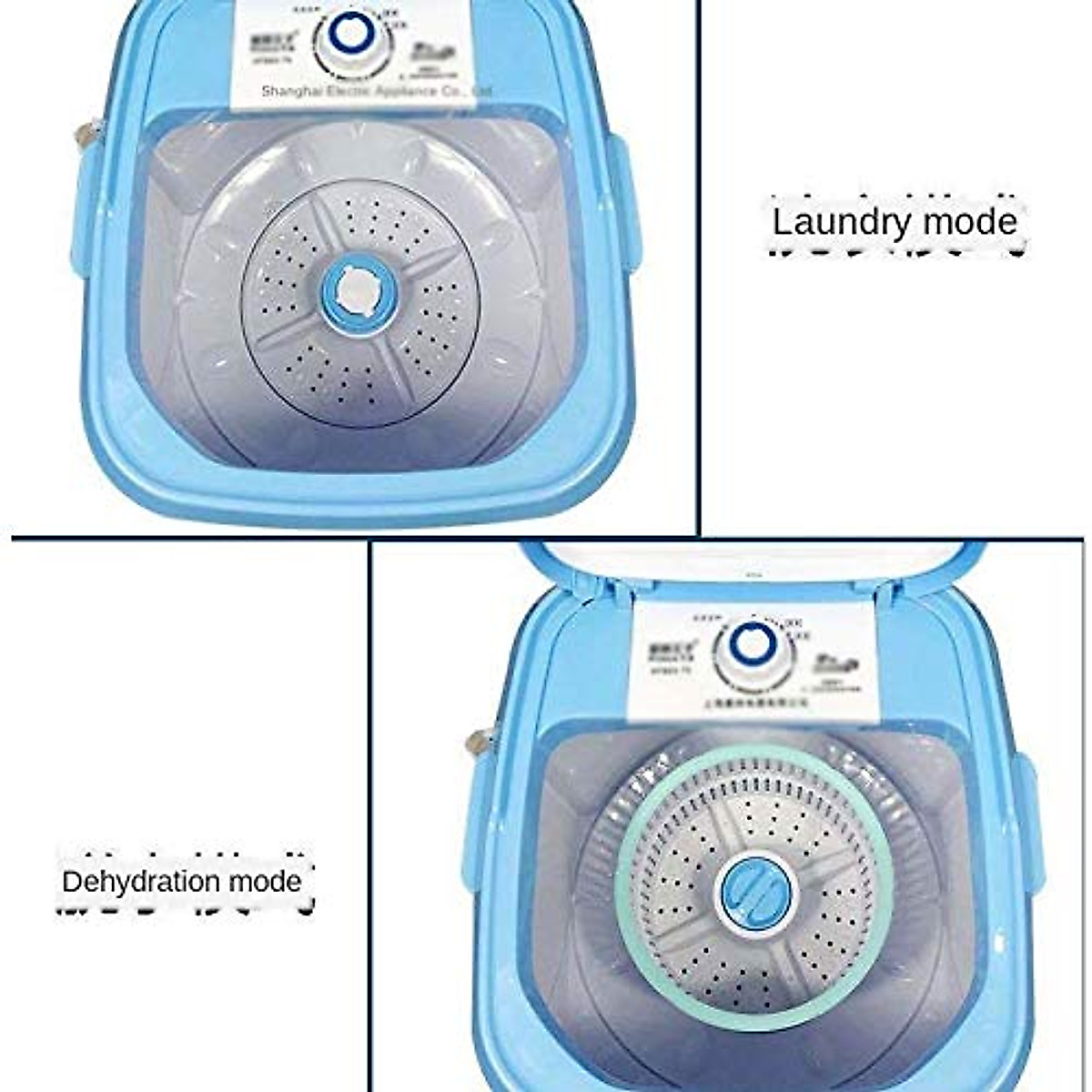 ZLXDP Small Household Laundry Wash Shoes Machine Three Washing Machine This Product Has Shoe Washing with Laundry Easily Convert Function