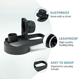 Water Bottle Lid, Topre Spout Lid BPA-free Leak proof Wide Mouth Easy Clean Replacement Cap for 64oz Insulated Water Bottle Accessories