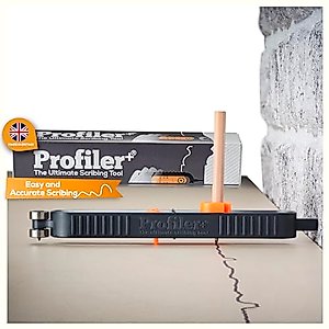 Profiler+ - The Ultimate Scribing Tool - Transfer the Outline of Any Surface onto Any Material - Woodworking Scribe Tool, Precise Contour Gauge Scriber & Construction Tool