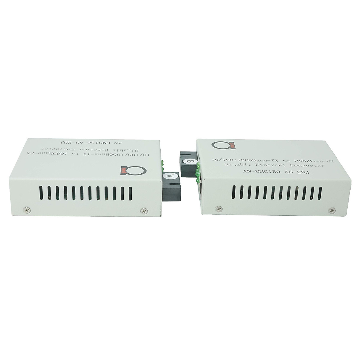Single Mode SC WDM Single Fiber Bi-Di Gigabit Media Converter - Built-In Fiber Module 20km (12.42 miles) – to UTP Cat5e Cat6 10 100 1000 RJ-45 – Auto Sensing Gigabit or Fast Ethernet Speed -1 pair