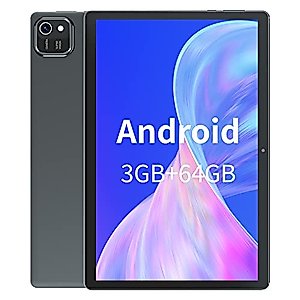 JUNINKE 2023 New Android 11.0, 10 inch Tablet Android, 3+64GB, Octa-Core Tablets, IPS HD Touch Screen, Powerful Performance, High Capacity, Long Battery Life(Black)