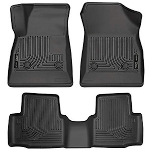 Husky Liners Weatherbeater Floor Mats | Fits 2016 - 2020 Chevrolet Cruze | Front & 2nd Row, 3-pc Black - 99161