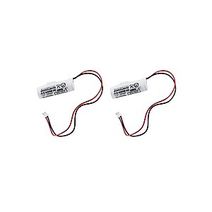 2pc Dantona Replacement Emergency Light Battery for Unitech AA900MAH 1.2V