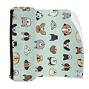 Doodle Dog Pencil Case Pencil Bag Makeup Brush Bag for Women