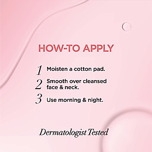 L'Oreal Paris Skincare HydraFresh Toner Face Toner, Alcohol Free Toner with Pro-Vitamin B5 for a Smoother, Brighter Complexion, 2 Count