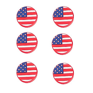 PartyKindom 6pcs Tennis Absorbers Tennis Dampener Tennis Racket Absorber Tennis Vibration Dampeners Tennis Racket Dampeners Tennis Racquet Dampener