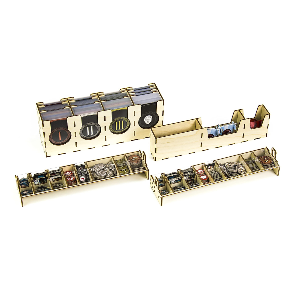 Wonderment Organizer 2nd Edition for 7 Wonders Second Edition by Gaming Trunk