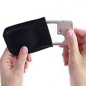 His and Her Pocket Magnifier with Light Bundle - Includes 2 Pocket Magnifying Glasses, Use as 3X Pocket Magnifying Glass with Light, Lighted Magnifying Glass for Reading or 6X Magnifying Lens Loupe