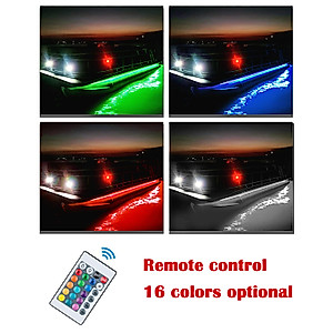 Shangyuan Boat Strip Lights, Marine led Strip Lights, Pontoon Boat Under Gunnel Deck Lights, RGB Color Changing Multiple Colors Led Strip Lights, Fishing Boat Lights