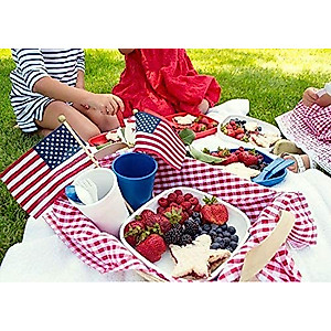 Re-Play Made in USA 10 Oz. Open Cups for Toddlers, Set of 3 - Reusable and Stackable Toddler Cups for Easy Storage - Dishwasher/Microwave Safe Kids Plastic Cups, 4.75" x 3.25", True Blue