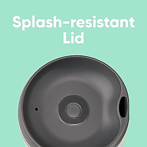 Owala SmoothSip Insulated Stainless Steel Coffee Tumbler, Reusable Iced Coffee Cup, BPA Free, Travel Mug, 20 oz, Gray (Cloudscape)