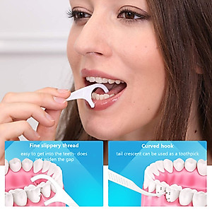 2 PCS Portable Floss Dispenser, Dental Floss Picks Dispenser Case Refillable with 108 Pcs Toothpicks Sticks Dental Floss Picks Holder Dispenser Travel Floss Organize (Black)