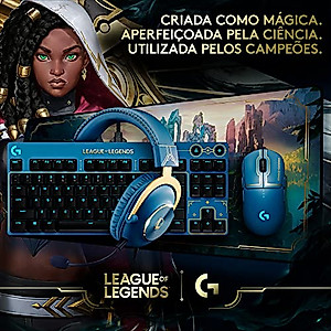 Logitech G840 XL Cloth Gaming Mouse Pad - 0.12 in Thin, Stable Rubber Base, Performance-Tuned Surface, Official League of Legends Edition