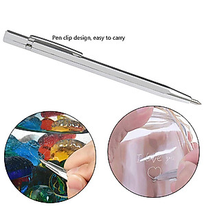 YOTINO Glass Cutting Tool Kit Includes Blue Grip Oil Feed Glass Cutter with 2 pliers, 3 Extra Replacement Head, Tungsten Scribe Engraving Pen, Screwdriver and Oil Dropper