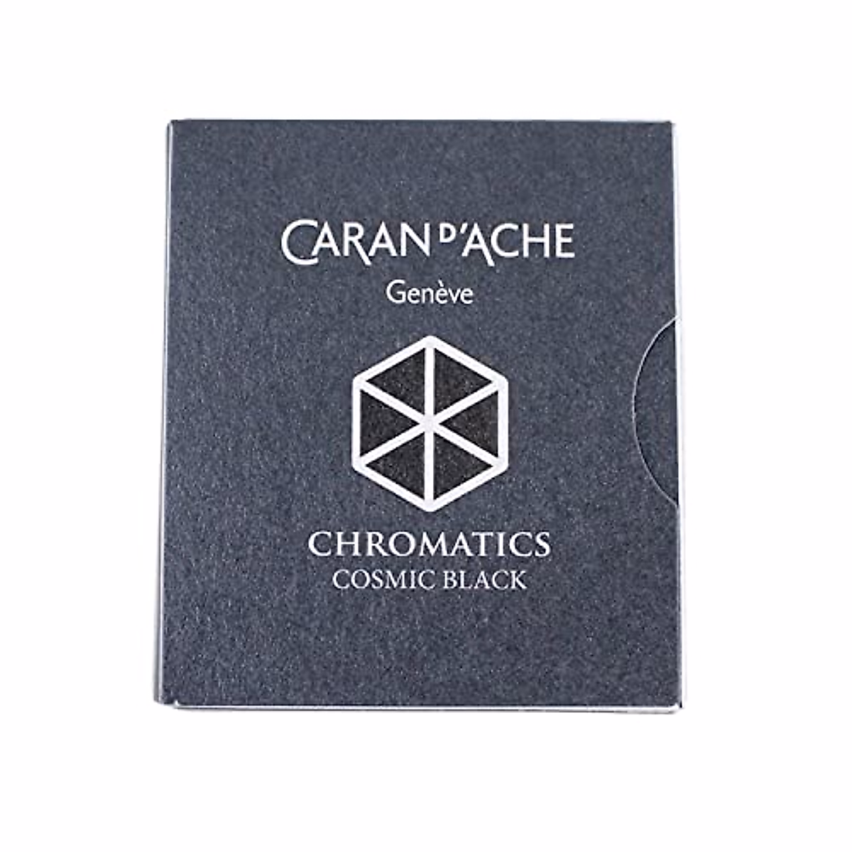Caran d'Ache 8021-009 Cartridge Ink, Cosmic Black, Genuine Import