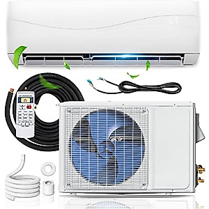 SIMOE 12000BTU Mini Split Air Conditioner and Heater, 115V 20 SEER2 Ductless AC Unit with 1 Ton Heat Pump & Ductless Inverter System, Energy Efficient Unit Rooms up to 750 Sq.Ft