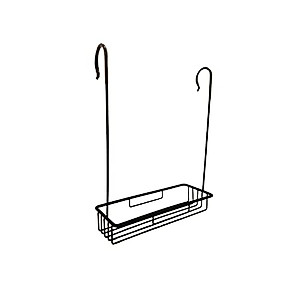 CSI Bathware Large Matte Black Universal Wire Accessory Tray for 1.25" OD Grab Bar