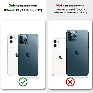 Caka Case for iPhone 12 Glitter Case, iPhone 12 Pro Glitter Case Girly Girls Women Bling Liquid Sparkle Fashion Flowing Quicksand Case for iPhone 12 12 Pro (6.1 inches) (Blue Purple)