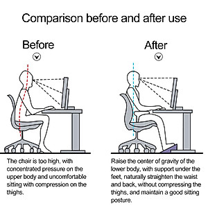 Foot Rest,Foot Rest for Under Desk,Ergonomic Rocking Foot Nursing Stool,Foot Stool with Casters Relieving Pressure for Foot Relaxation & Massage at Home & in The Office Pink