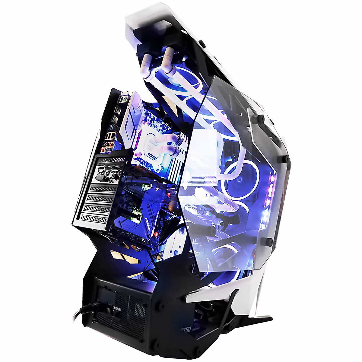 Antec Torque White/Black Aluminum ATX Mid Tower Computer Case/Winner of iF Design Award 2019, Torque Black/White