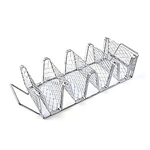 Charcoal Companion CC1992 Stainless Steel Taco Warmer