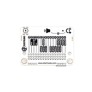 ELECFREAKS microbit Sensor:bit 3v Expansion Board Mini Micro:bit Breakout Board with 16 GVS Interface Integrated Buzzer and Audio Jack Adapter Shield IO IIC Ports Compatible with Lego Jack