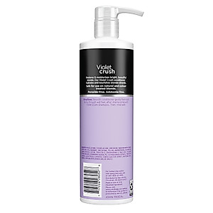 John Frieda Violet Crush Purple Conditioner, Purple Conditioner for Blonde Hair, Crushed Violet Pigments Neutralize Brassy Tones for Cooler, Brighter Blonde, 8.3 Oz