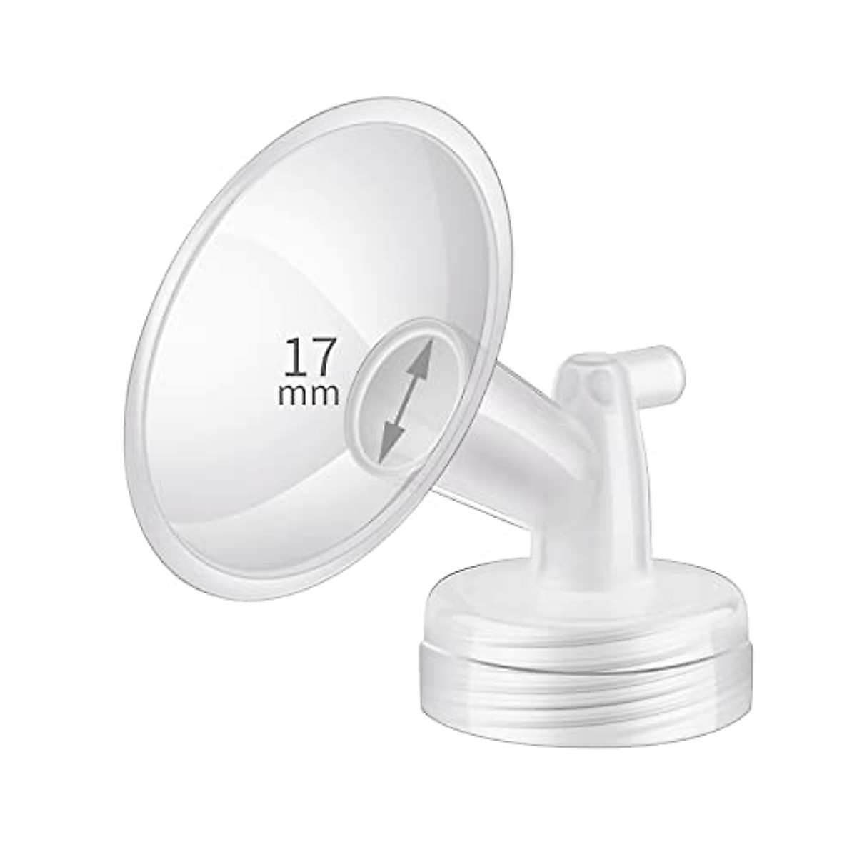 Begical 17mm 1 pc Flanges Compatible with Spectra S2 S1 9 Plus/Motif Luna/Amada MYA Breastpumps Replacement to Spectra Pump Parts/Flange. Compatible with Spectra S2 Parts and Spectra Accessories