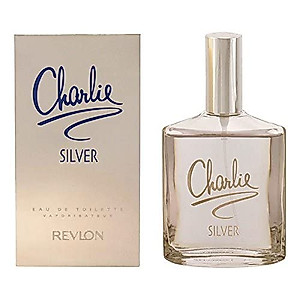 REVLON CHARLIE SILVER 3.4 oz Eau de Toilette Spray NEW in Box for Women