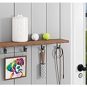 Dog Treat Container Airtight - 5" Round x 9" Tall Ceramic Dog Treat Jar with Lid - White Dog Treat Canister - Large Dog Cookie Jar for Dogs - Pet Treat Container Airtight - Dog Treat Jars for Pets