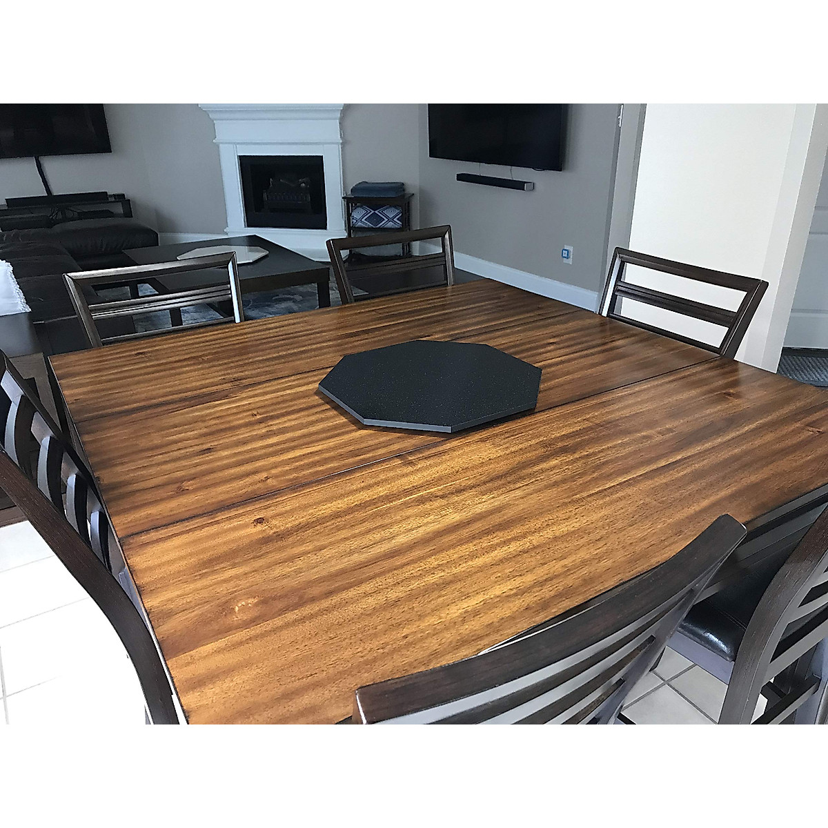 Lazy Susan Turntable Granite 19.5 Inch