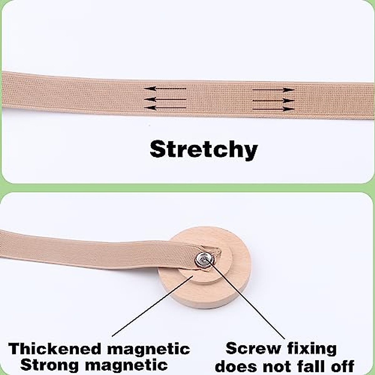 2 Pack Magnetic Curtain Tiebacks, Life Tree Curtain Holdbacks Curtain Tiebacks Curtain Ties Magnetic Tie Backs Curtain Pull Backs Curtain Tie Backs for Curtains