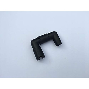 Dutch Bucket/Bato Bucket Siphon Elbows, Hydroponic, Black - 10 Pack