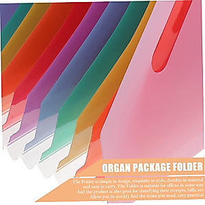 VILLCASE Vertical Accordion File Organizer Large Capacity Store Files Letters Photos Stylish and Simple Office Storage Folder