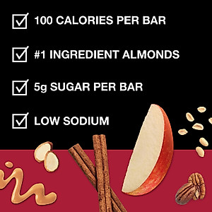 KIND THINS Caramel Apple Cinnamon with Almonds, Pecans, & Peanuts, Gluten Free, 100 Calorie, Healthy Snacks, 10 Bars (Pack of 1)