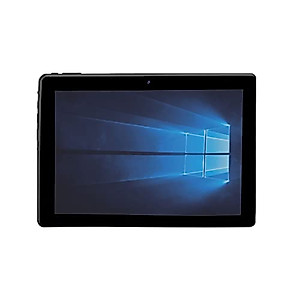 Naxa NID-1080 2-in-1 Detachable Core Windows 11 Tablet with 10.1″ IPS Screen and Headphones Combo, 2.8Ghz Dual Core Processor, 4GB Ram, 64GB Storage, 2MP Front & Rear Cameras, Speaker, and Mic, Black