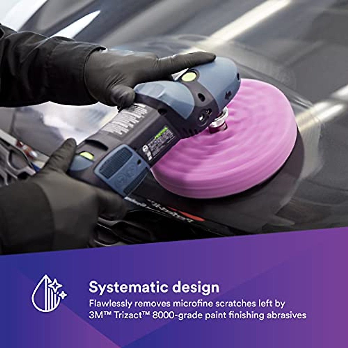 3M Perfect It 1 Step Finishing Material, 33039, for Paint Finishing Cars, Trucks, and Other Painted Surfaces, 32 fl oz, 6/Case, Purple