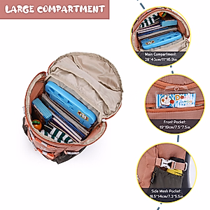 MOUNTAINTOP Kids Backpack for Boys Girls Elementary Backpack Lightweight Children School Daypack Pink