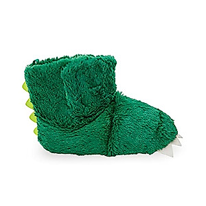 Simple Joys by Carter's Unisex Babies and Toddlers Fuzzy Slipper, Alligator, Small Toddler