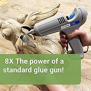 Adhesive Technologies 0114M AdTech Pro 80 Hot Glue Gun for Crafting and Home Improvement | 8X the Power | Bonus Nozzle Tips | Stands Up on Its Own | Item #0114