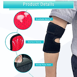 Eojuuri Elbow Brace For Tendonitis And Tennis Elbow Brace For Men, Elbow Support Elbow Pads Tennis Elbow Strap, Ulnar Nerve Brace For Joint, Arthritis Pain Relief, Tendonitis, Sports Injury Recovery