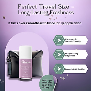 Bussani Crystal (Alum) Salt Stone Deodorant for Women, Kids, Girls, Teen, Lavender Scent, 2.02 Fl Oz