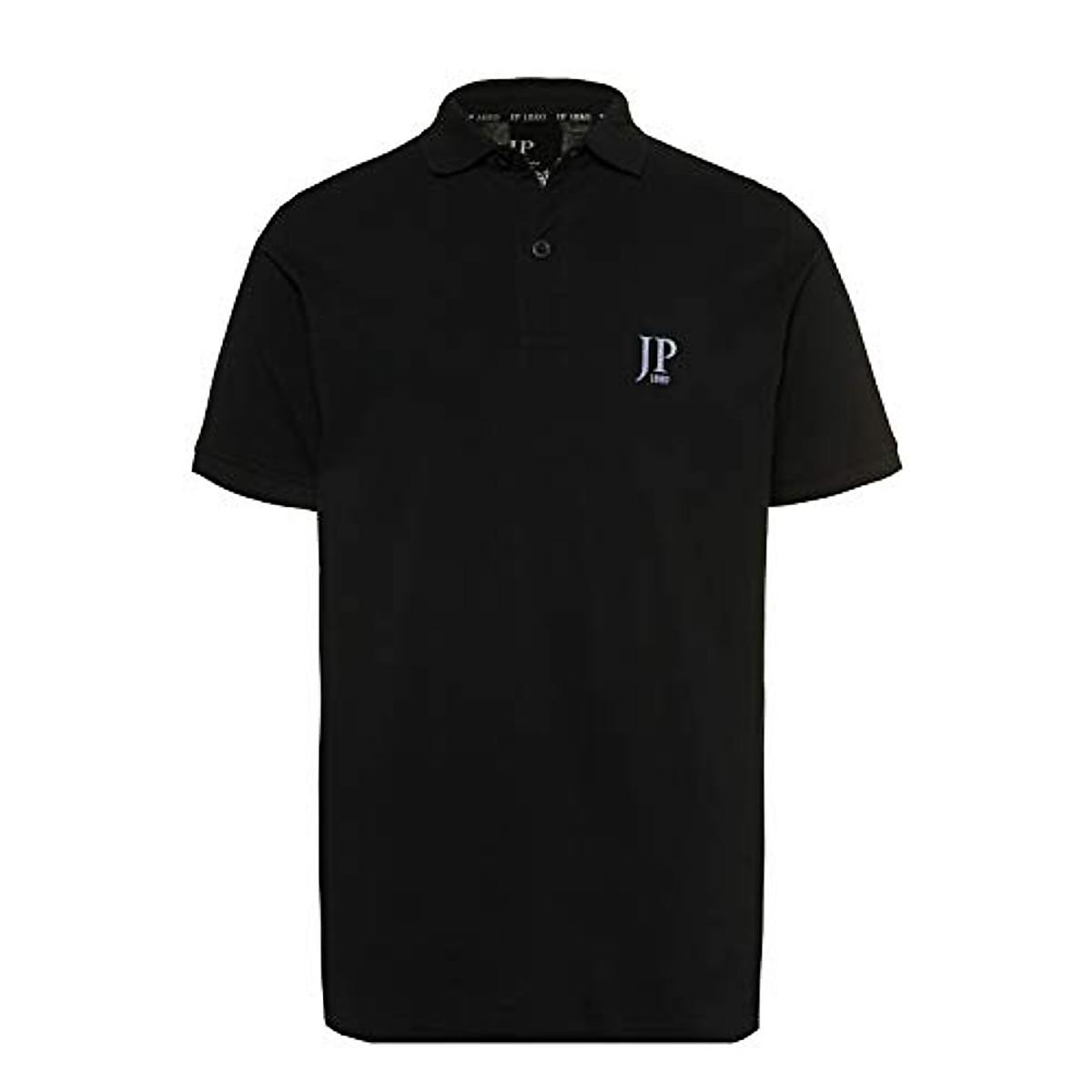 JP 1880 Menswear Big & Tall Plus Size L-8XL 2-Pack Polo Shirts Dark Grey Melange, Black XXXXXX-Large 704317 11